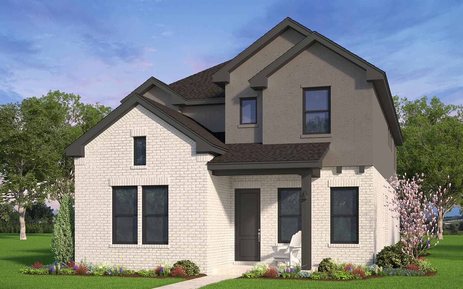 Middlebury Plan | 40' Alley Load Homes | The Grove Frisco