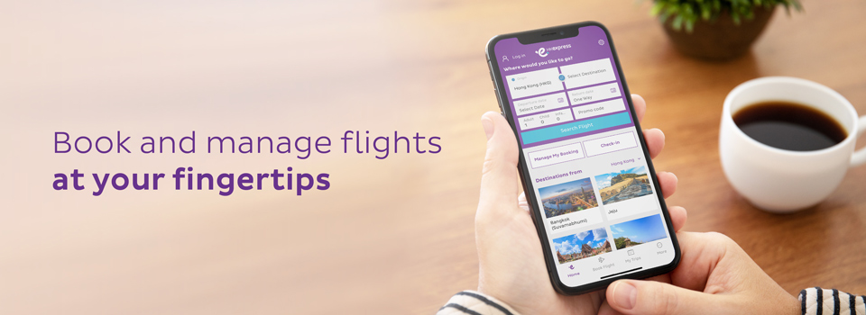 Booking via our Mobile app - HK Express