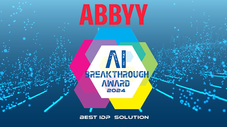 ABBYY Vantage Wins 2024 AI Breakthrough Award