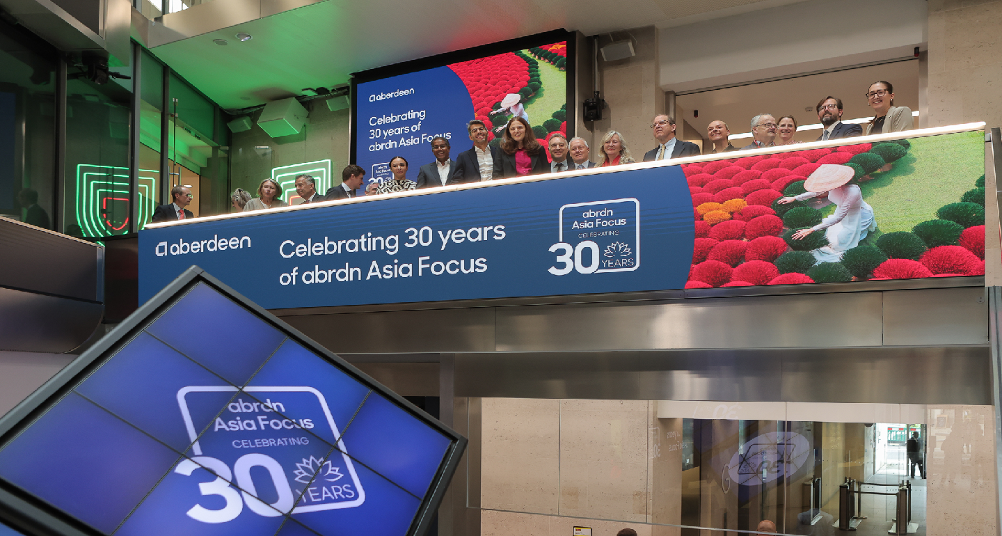 Celebrating 30 years of abrdn Asia Focus | Aberdeen