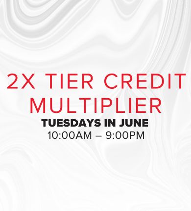 2X Tier Credit Multiplier | Live! Casino Hotel Louisiana®