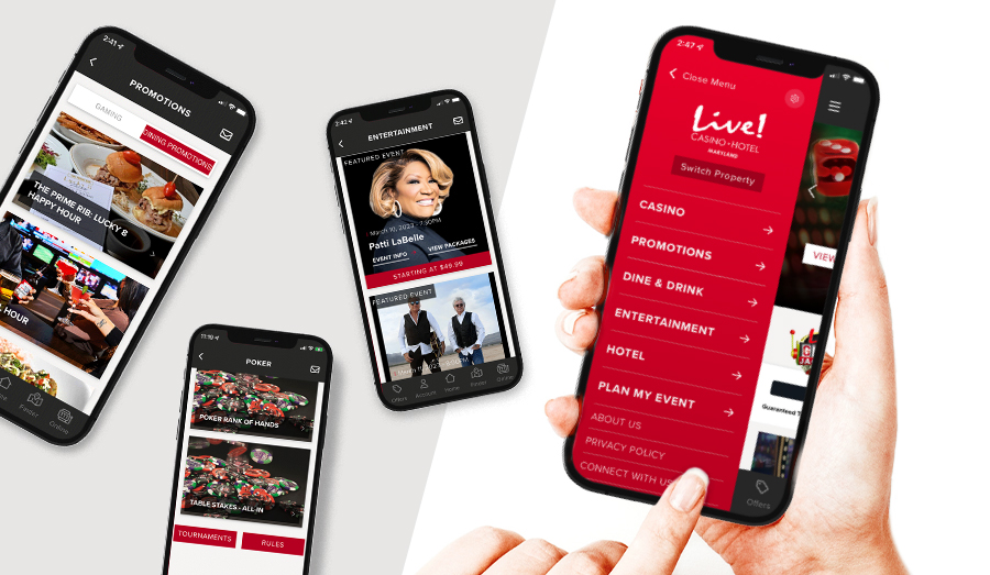 My Live! Rewards® App | Live! Casino & Hotel Maryland®
