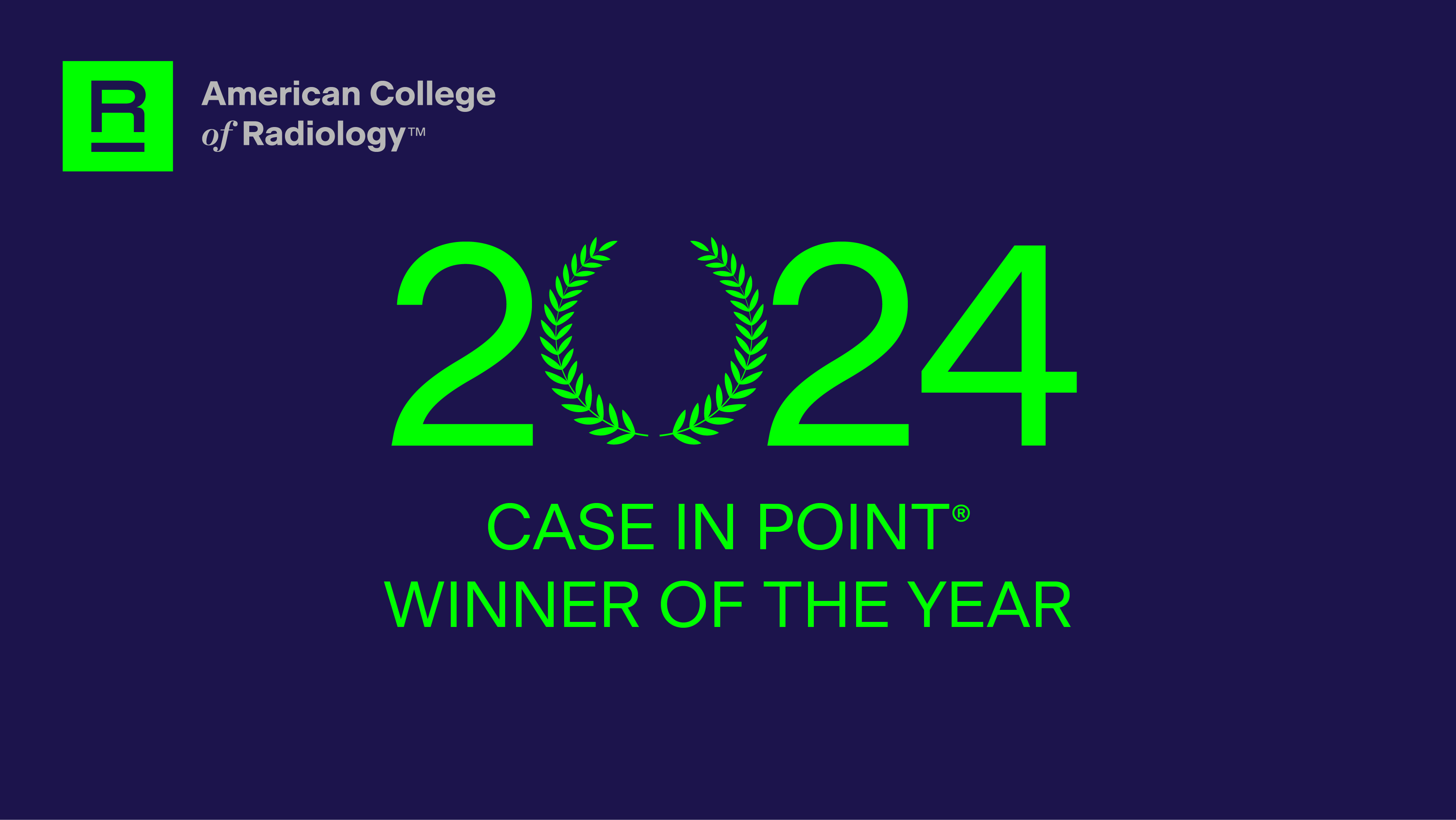 Celebrating 2024 Case in Point Winner of the Year