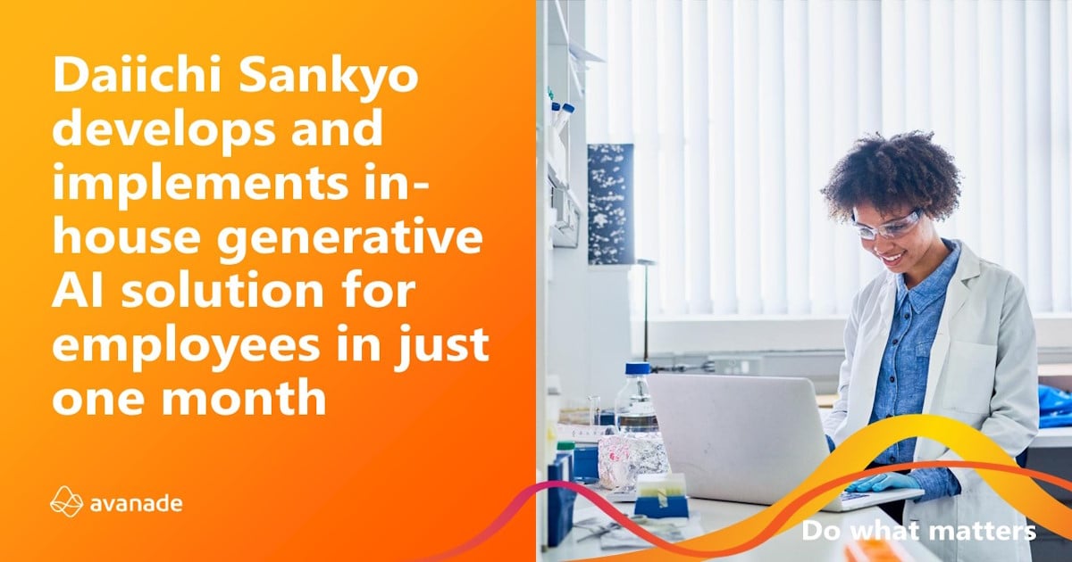 Daiichi Sankyo – Generative AI Client Story | Avanade