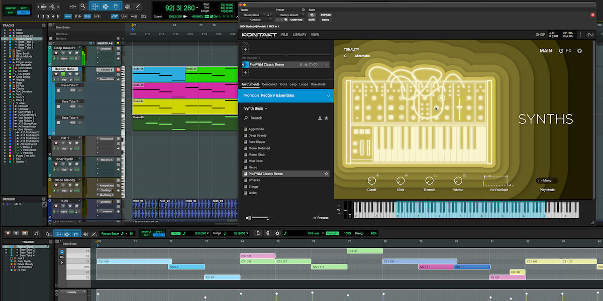 Native Instruments Kontakt Player included with Pro Tools