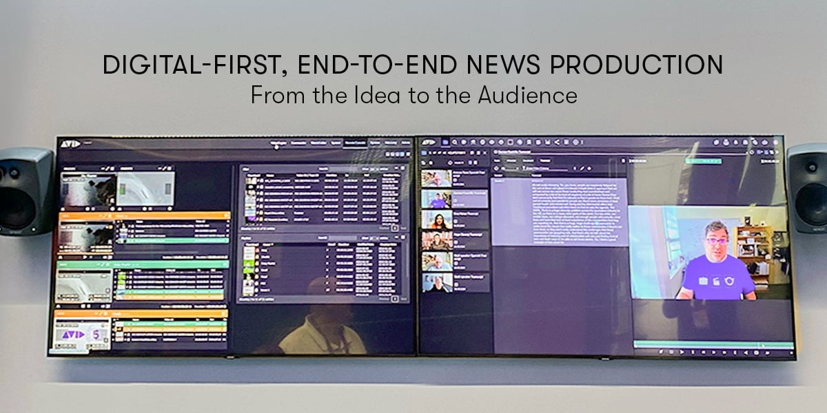 AI for news workflows demoed by Avid at IBC2024