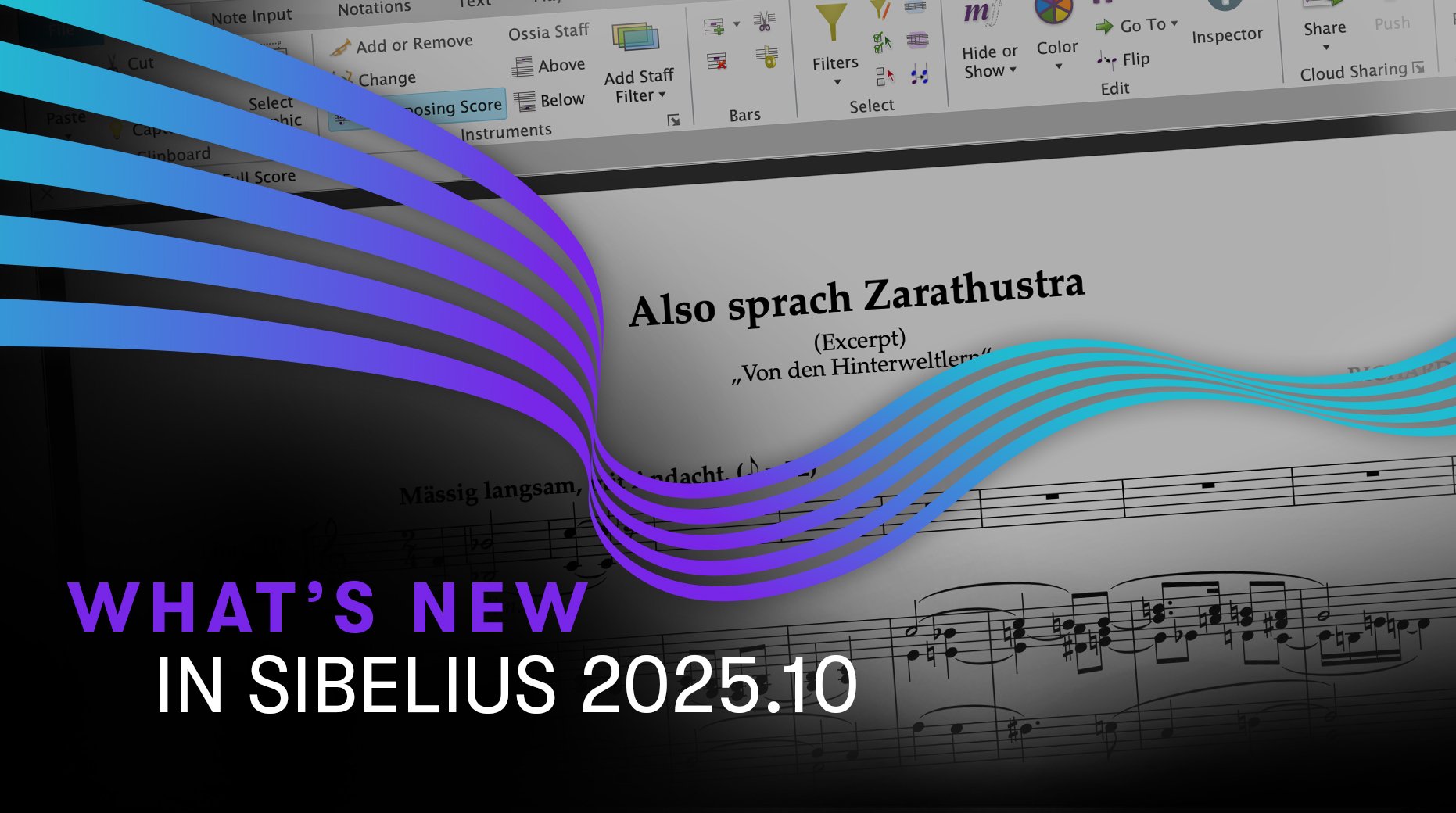 What’s New in Sibelius October 2025