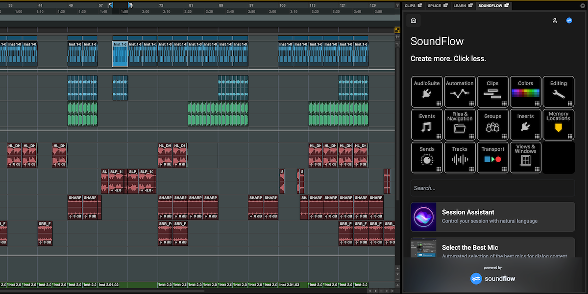SoundFlow workflow automation integrated into Pro Tools