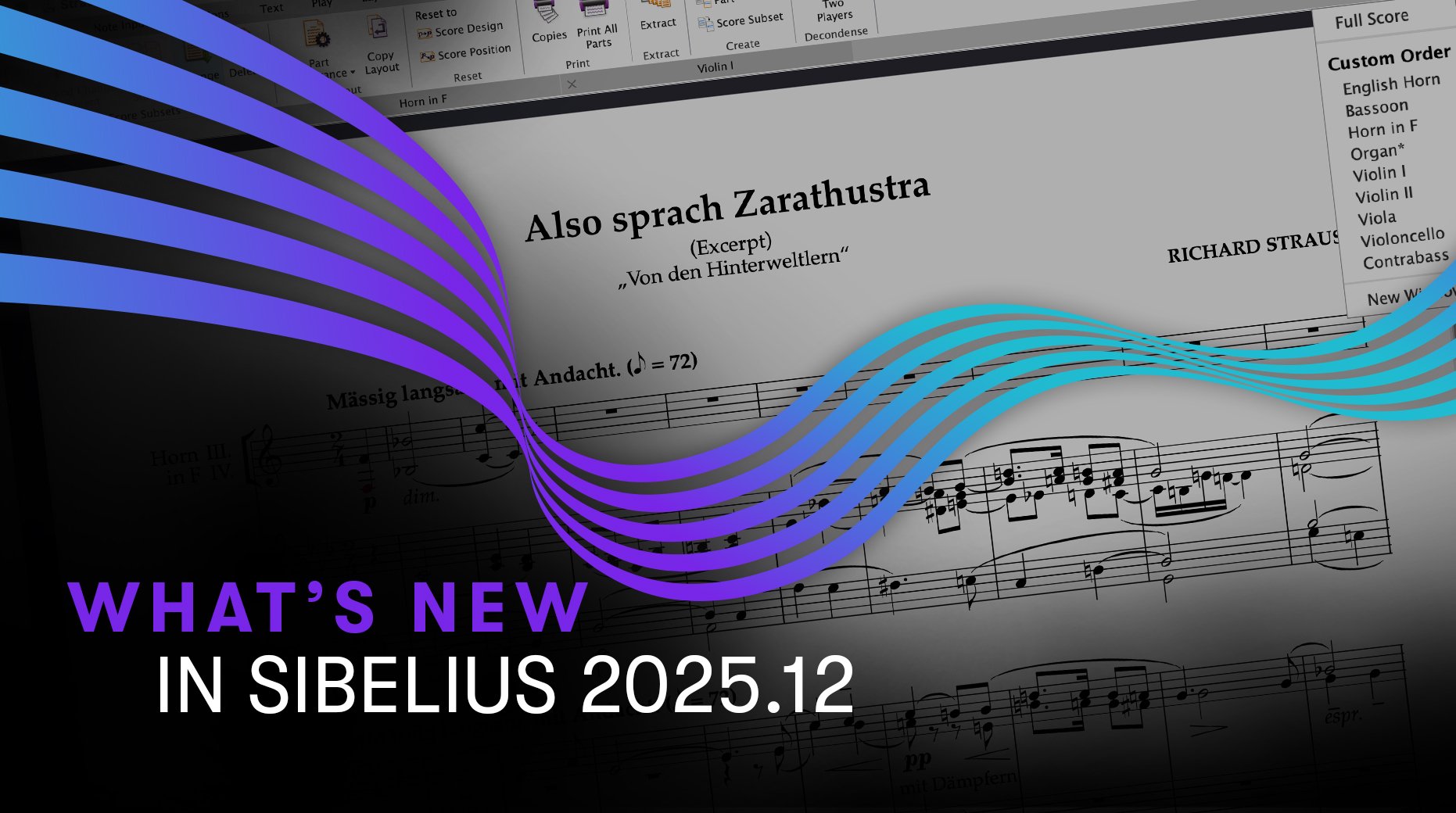 What’s New in Sibelius December 2025