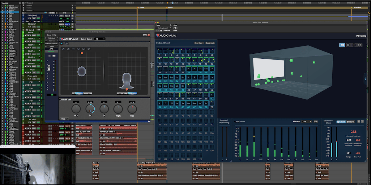 Pro Tools supports Audio Vivid immersive mixing