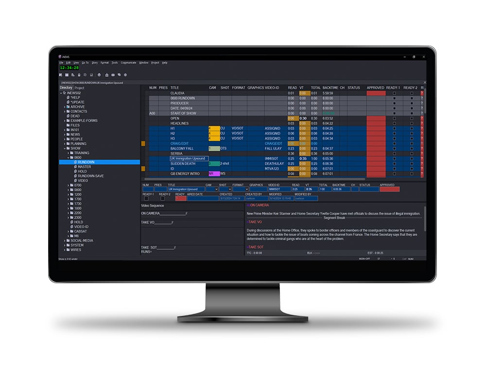 MediaCentral | Newsroom Management