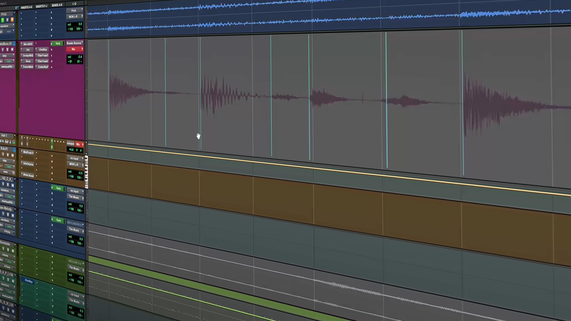 Audio stretching in Pro Tools