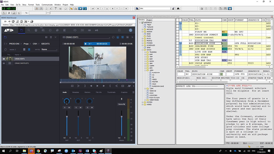 Avid Wins 2020 Emmy for NRCS and AAF Technology