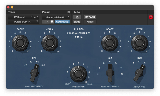 EQ With your Ears (and Eyes) Using the First EQ Modeled - Avid