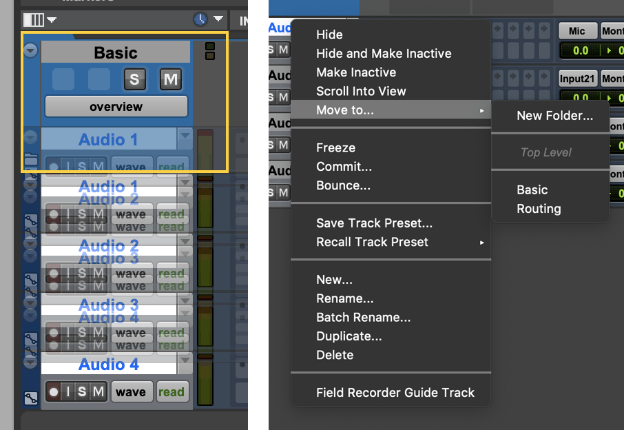 Enhance Your Workflow with Folder Tracks - Avid