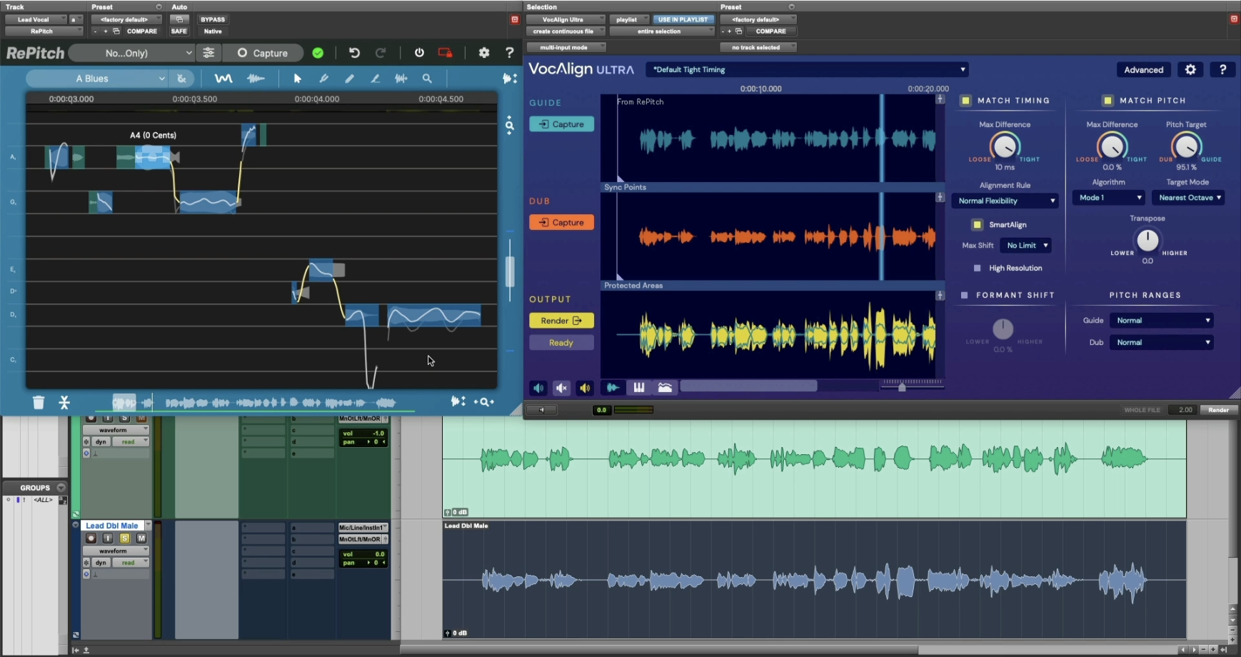 The Benefits of Combining Vocalign Ultra and RePitch - Avid
