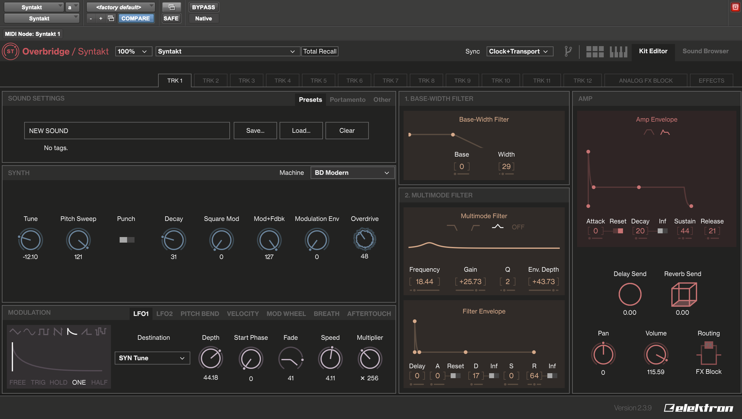 Matt Lange has created Elektron Syntakt Beats, a new sound pack of free ...