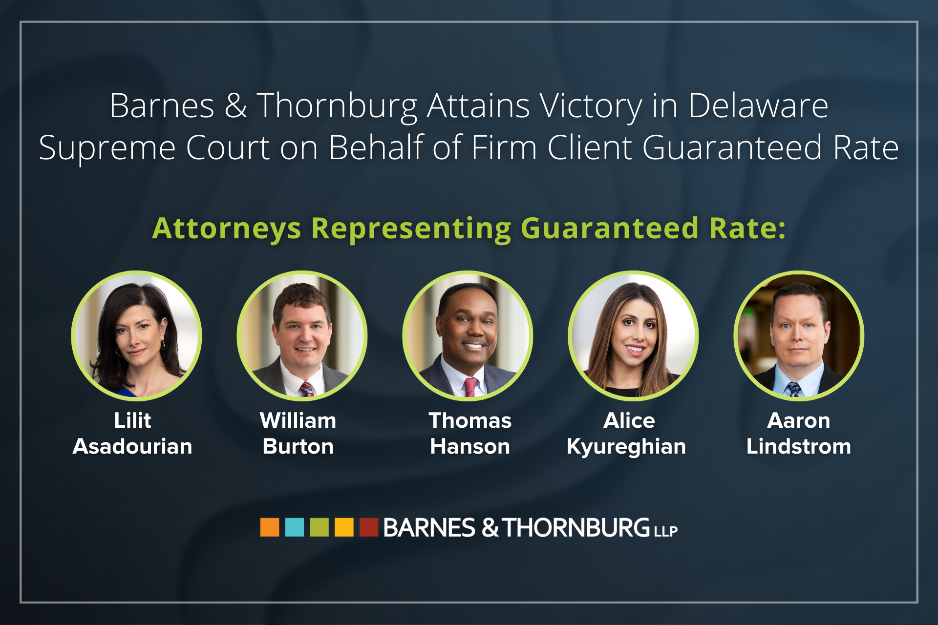 Barnes Thornburg Attains Victory in Delaware Supreme Court on Behalf of ...