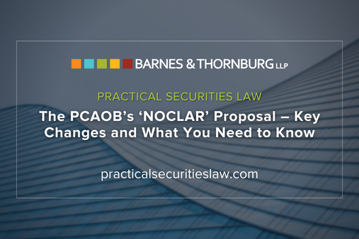 The PCAOBs NOCLAR Proposal Key Changes and What You Need to Know ...