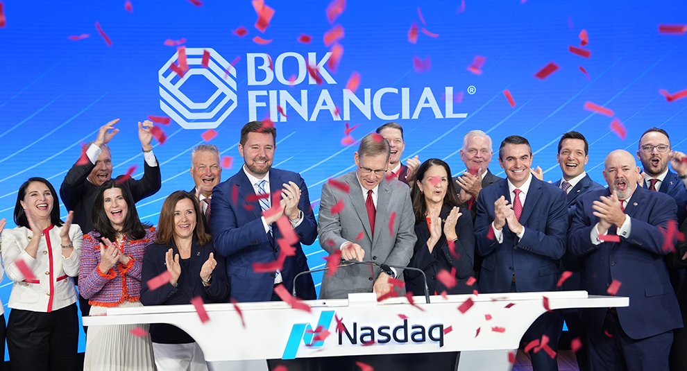 Newsroom: BOK Financial had the honor of ringing the Nasdaq stock ...