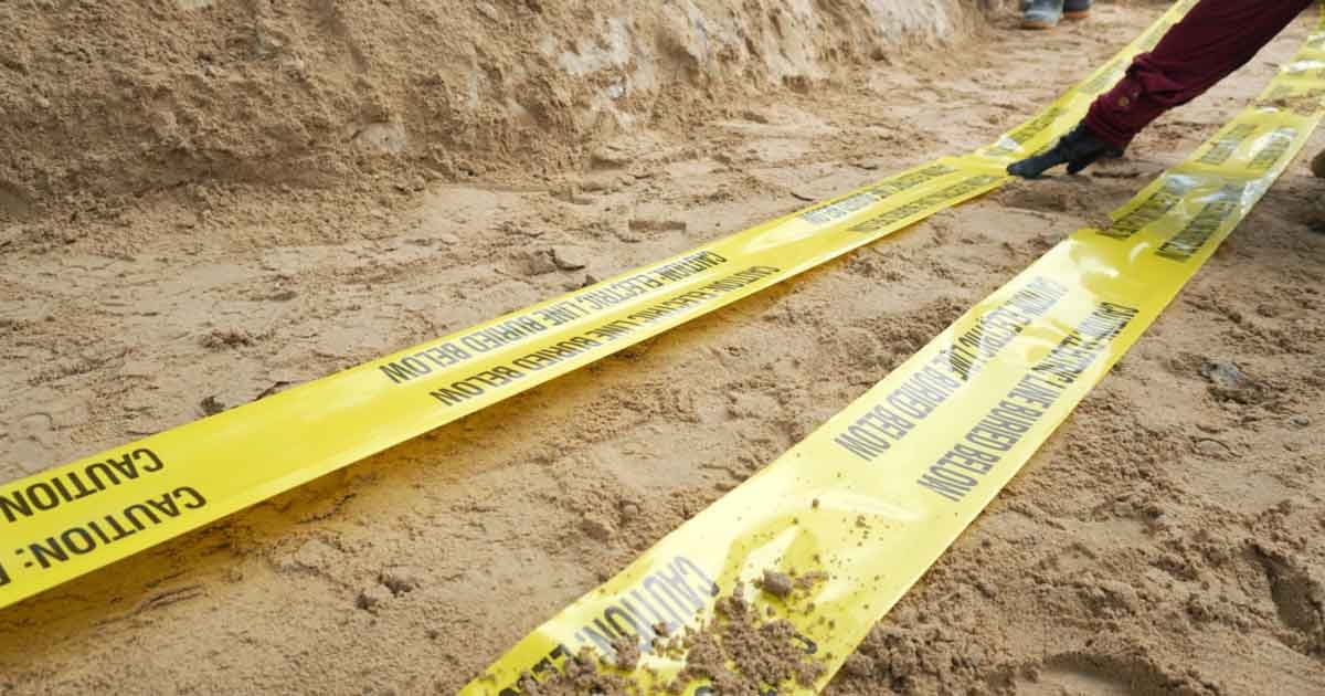 Guide to Underground Warning Tape & Specifications | BradyID.com