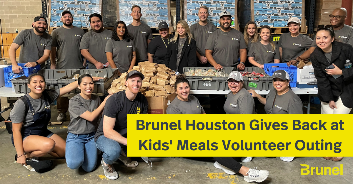 Brunel Blog | Brunel Houston Gives Back with Kids Meals - Brunel