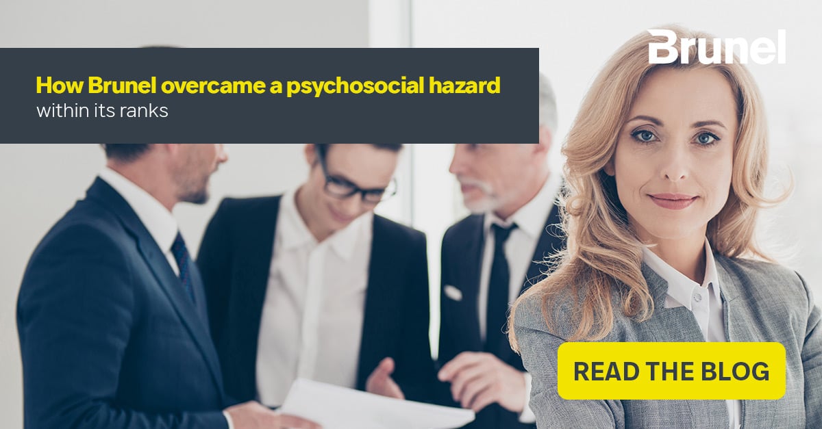 How Brunel overcame a psychosocial hazard within its ranks