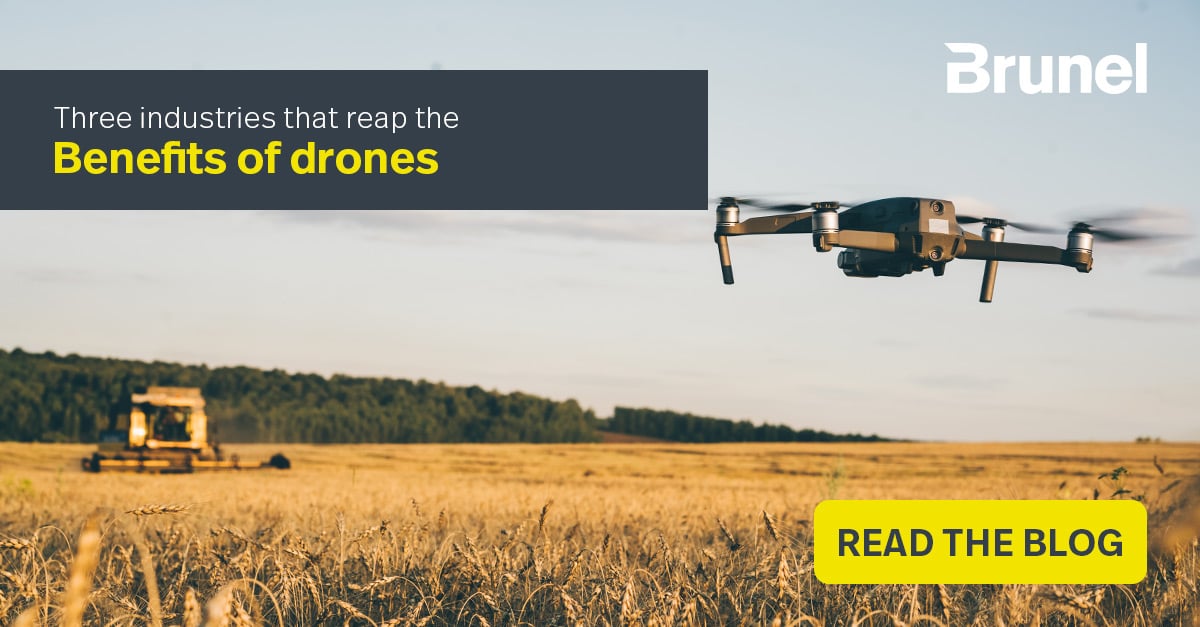 Three industries that reap the benefits of drones - Brunel