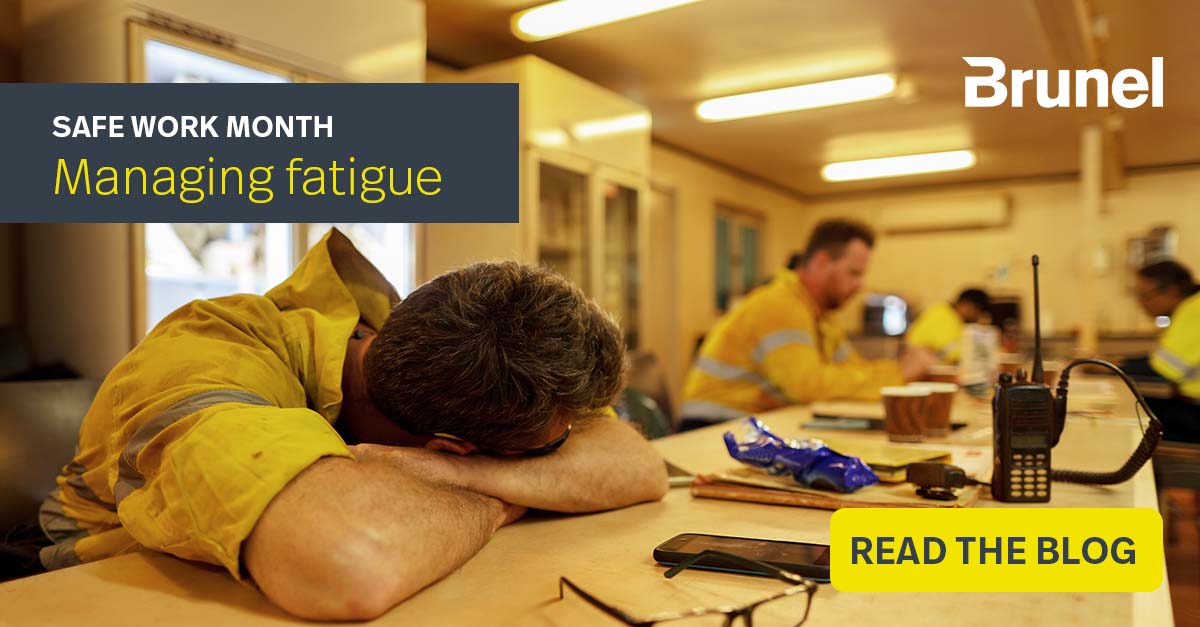 Fatigue Management: make plans to safeguard health workplace - Brunel