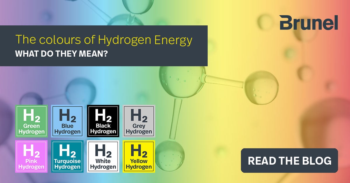 What do the different colours of hydrogen energy mean? - Brunel