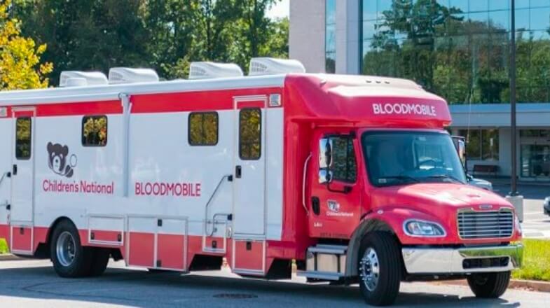 BLOODMOBILE at the CNRIC | Children's National Research and Innovation