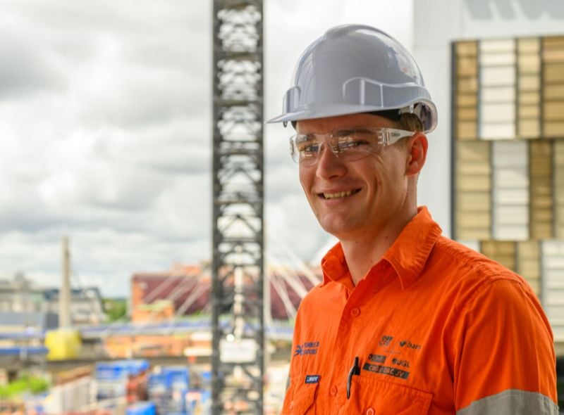 From the field to site, a year on a civilian construction project ...