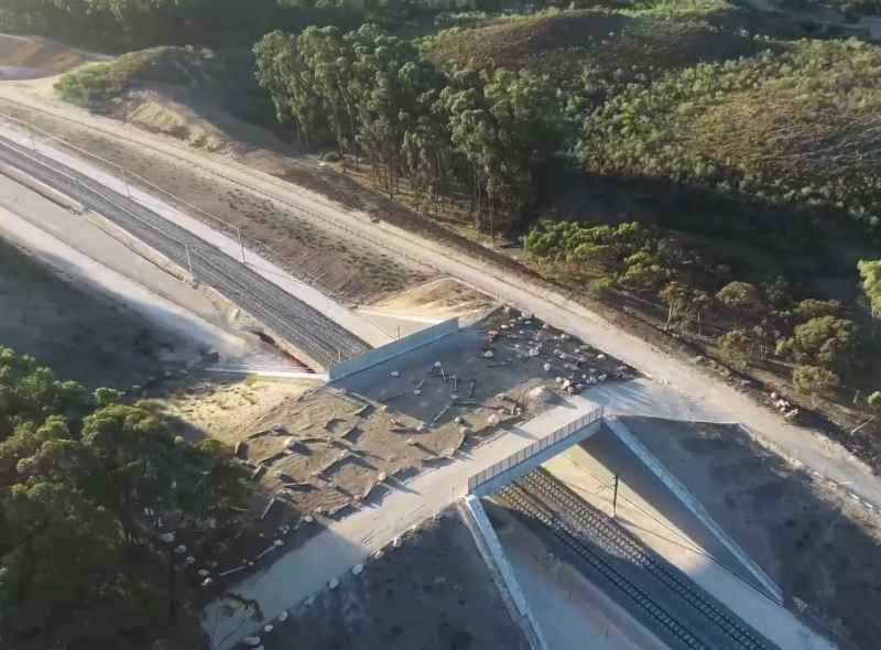 Perth’s green bridges come to life with fauna furniture