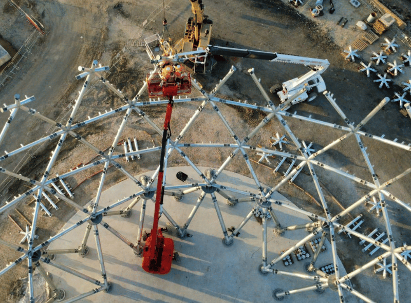 Landmark sculpture being built in Western Sydney | News | CPB Contractors