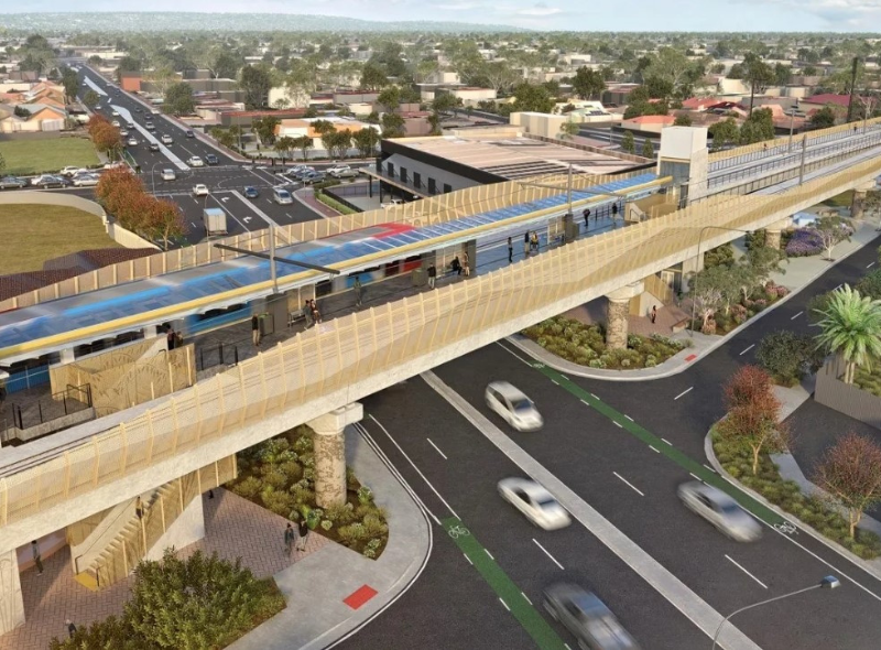 Adelaide Tram Grade Separation Projects major works continue