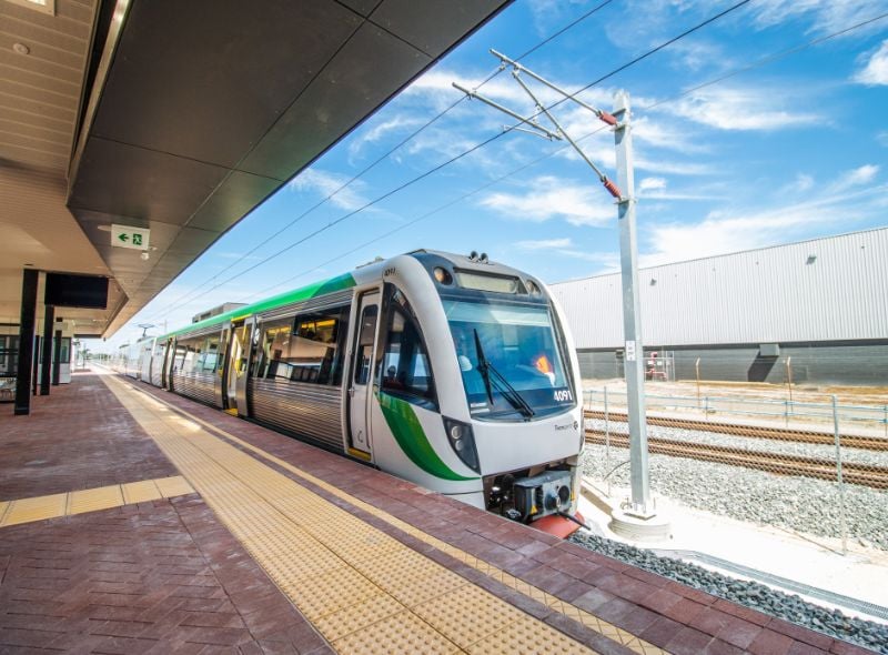 First Thornlie-Cockburn train test for Perth’s Metronet