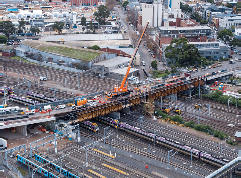 EIC Activities case study - Temporary works at the Dynon Road Bridge