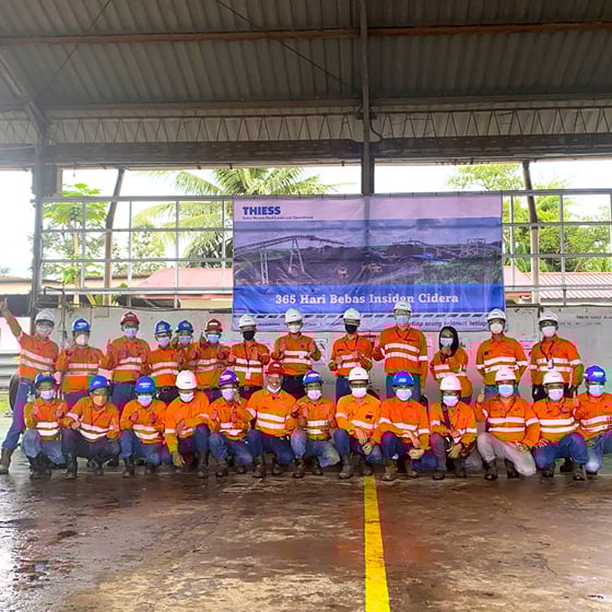 365-days incident-free at Satui Port Indonesia