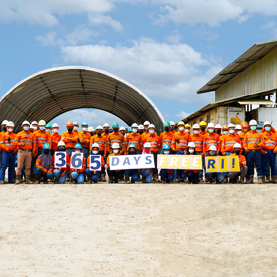 Thiess celebrates Melak safety milestone - 365-days Recordable Injury-free Thiess celebrates Melak safety milestone - 365-days Recordable Injury-free