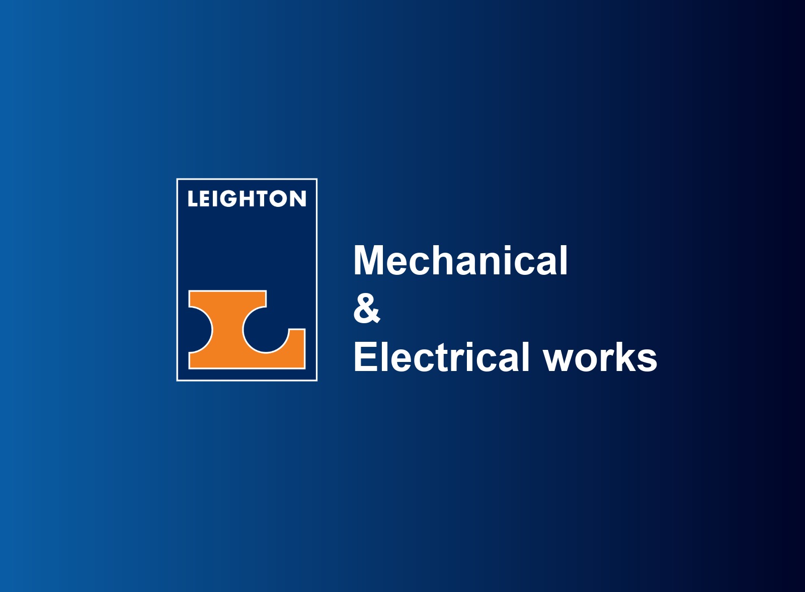 Leighton Asia | Mechanical and electrical works