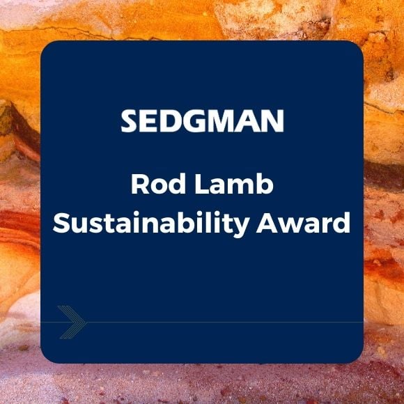 Sedgman announces Rod Lamb Sustainability Award