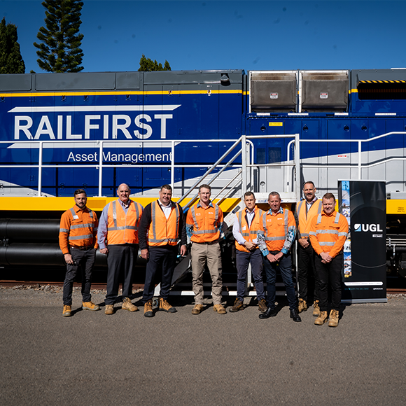 UGL Australian-made loco rolls into service for Rail First | UGL news