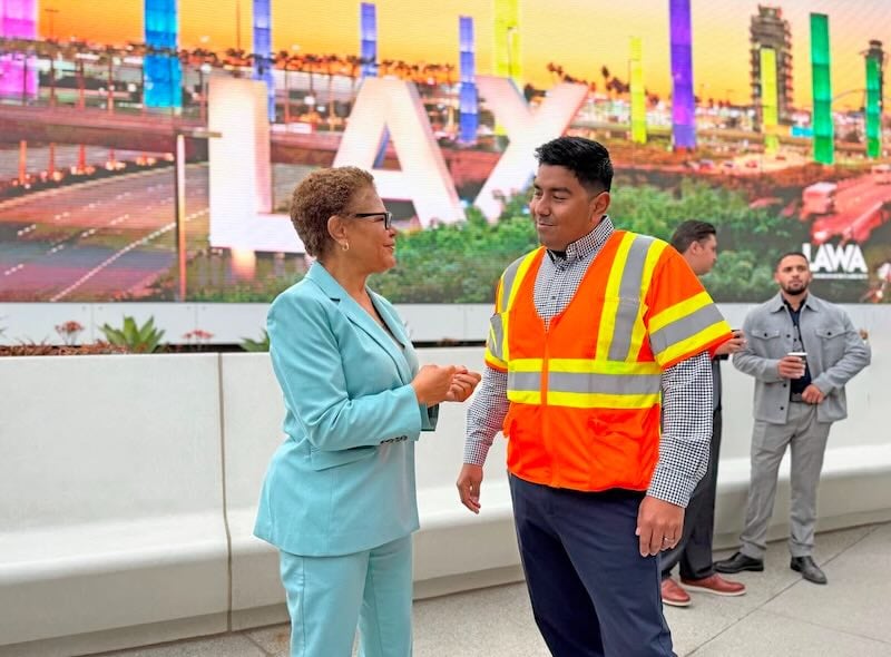 Los Angeles Mayor Visits LAX Project to Recognize MATOC Program
