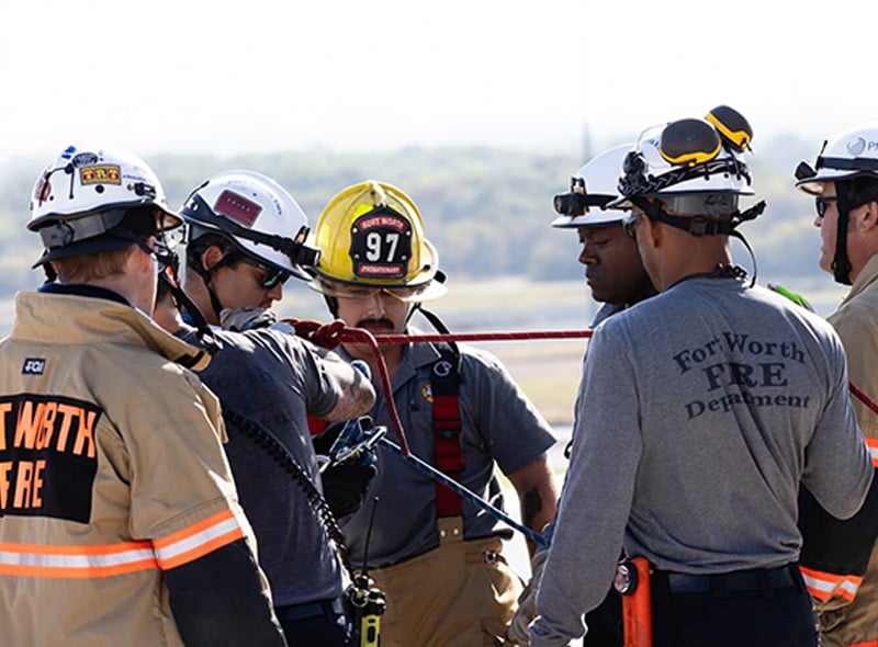 Safety Team Conducts Exercise with Fort Worth Fire & Rescue