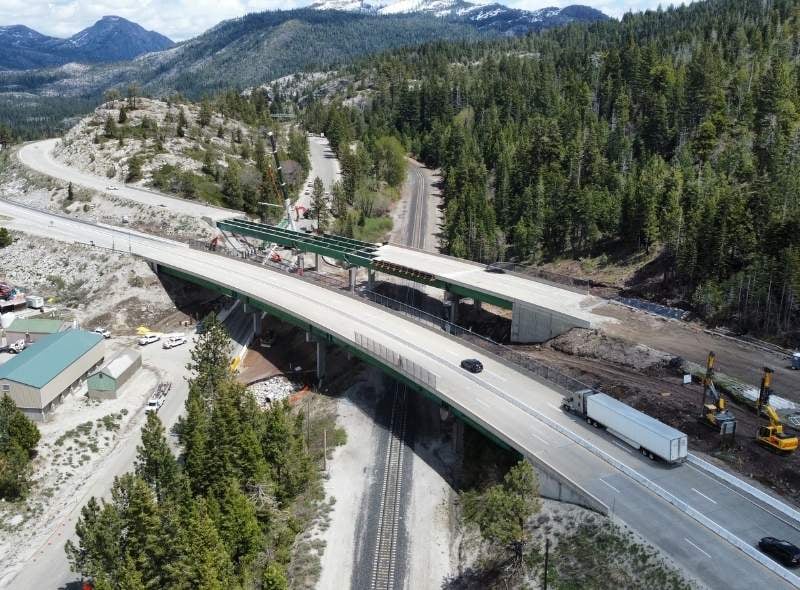 I-80 Yuba Pass Bridge Project Reaches New Milestone