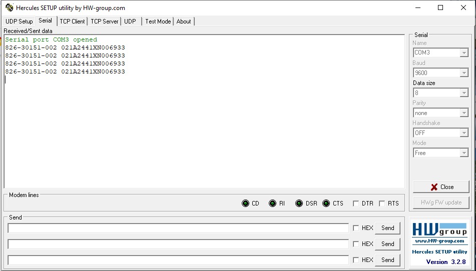 How to Send Scanner Result in Serial RS-232 Communication | Cognex