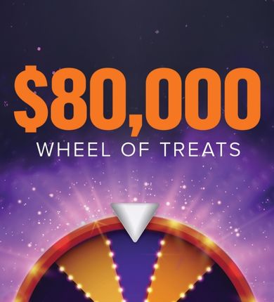 $80,000 Wheel of Treats | Live! Casino Hotel Louisiana®