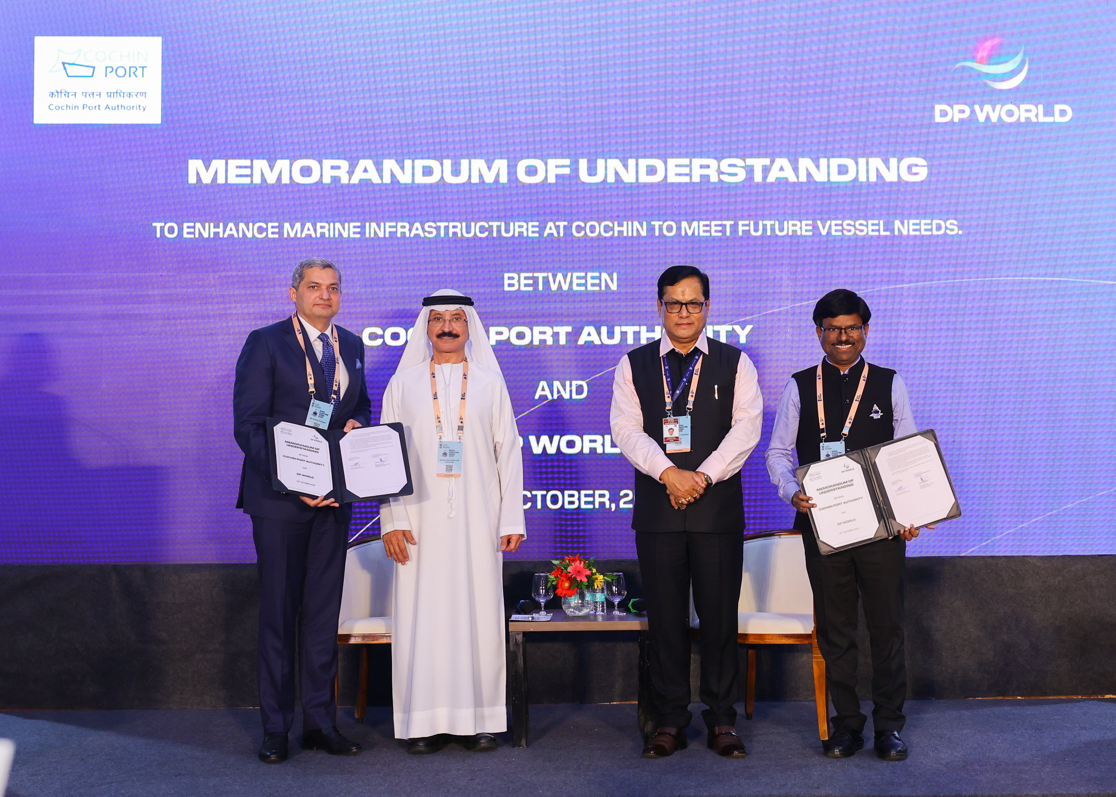 DP WORLD COCHIN PORT AUTHORITY SIGN MOU TO ENHANCE MARITIME ...