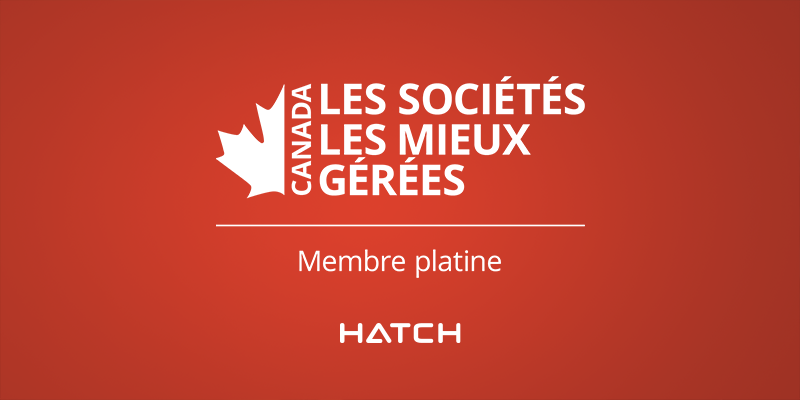 Hatch célèbre sa place parmi les sociétés les mieux gérées au Canada ...