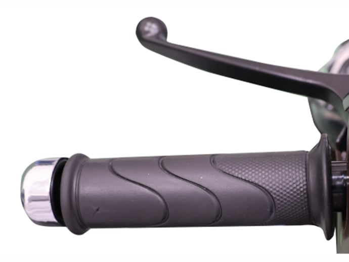 Honda Dio 110 Silver HANDLE BAR END - CHROME - Honda2Wheelers